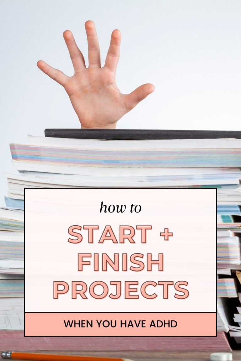 ADHD Planning Tips ☞ How I Tackle Big Projects - It's ADHD Friendly ...